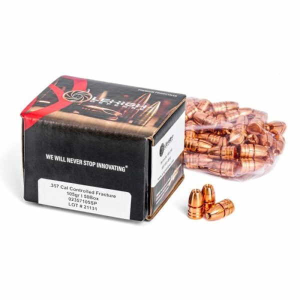Lehigh Defense Controlled Fracturing Bullets 38 Caliber (0.357 Diameter ...