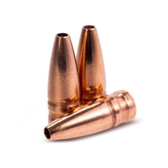 Lehigh Defense Controlled Fracturing Bullets 375 Caliber (0.375 Diameter) 185 Grain Solid Copper ...