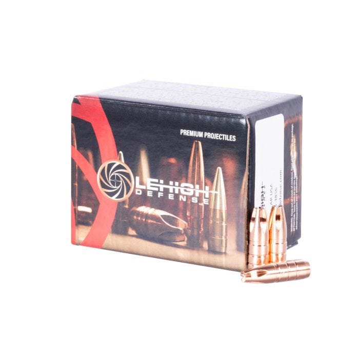 Lehigh Xtreme Penetrator Bullets (.308 Diameter) 147 Grain Solid Copper ...