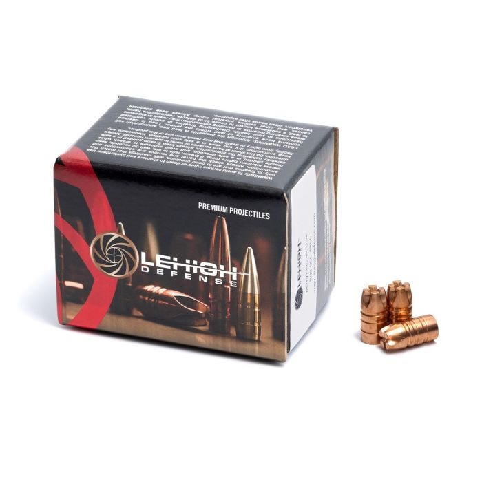 Lehigh Xtreme Penetrator Bullets (.429 Diameter) 250 Grain Solid Copper ...