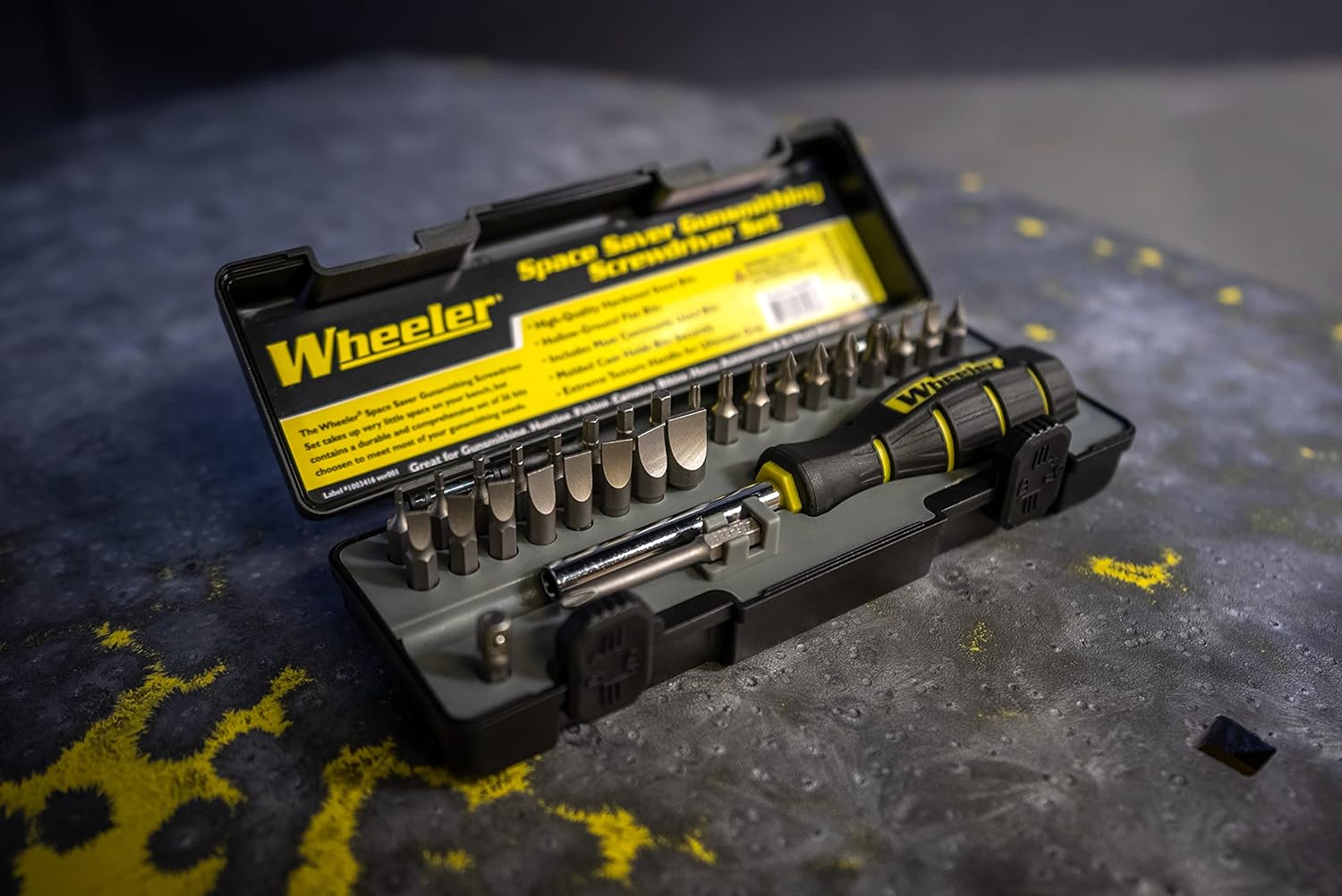 Wheeler 28-Piece Spacesaver Gunsmithing Screwdriver Set | Powder Valley ...