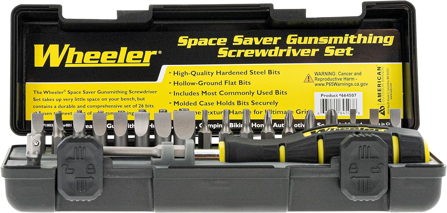 Wheeler 28-Piece Spacesaver Gunsmithing Screwdriver Set | Powder Valley Outdoors