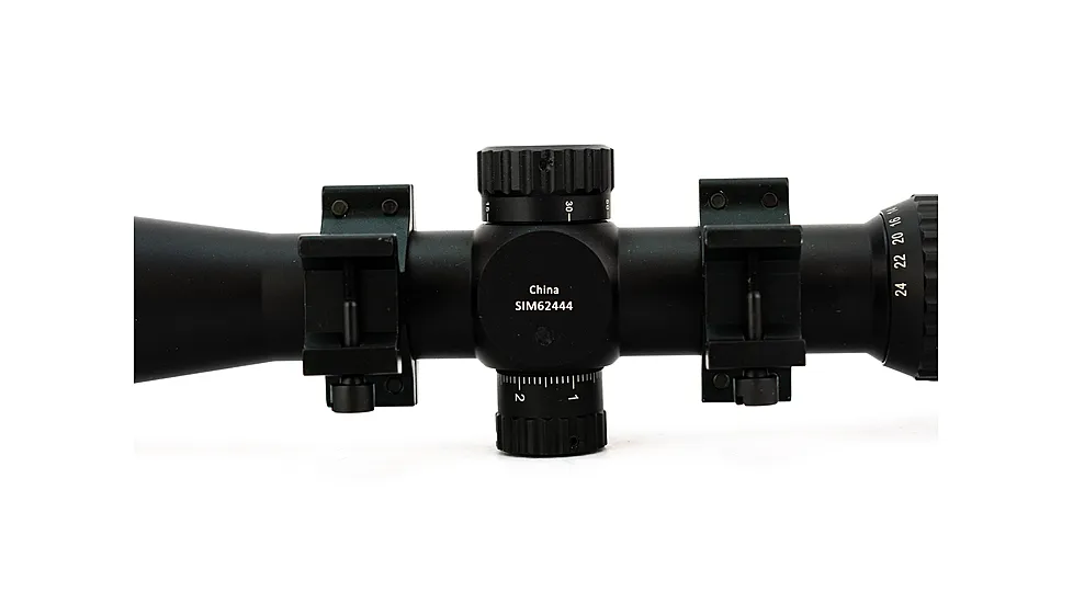 Simmons Pro-Target Rifle Scope 6-24x40mm Mil-Dot Reticle Black | Powder ...