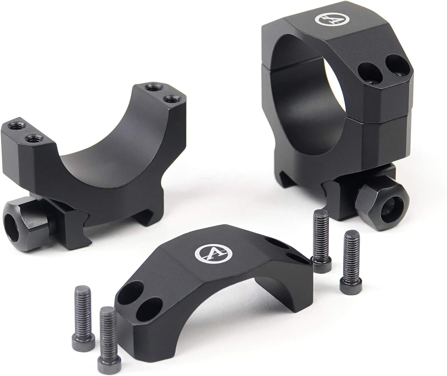 Athlon Optics Precision Picatinny Scope Rings Matte Black 34mm Medium ...