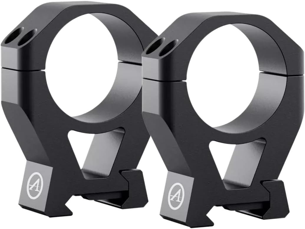 Athlon Optics Armor Picatinny Scope Rings Anodized Black 1" Low ...