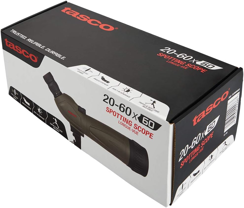 Tasco World Class Spotting Scope 20-60x60mm Angled | Powder Valley Outdoors