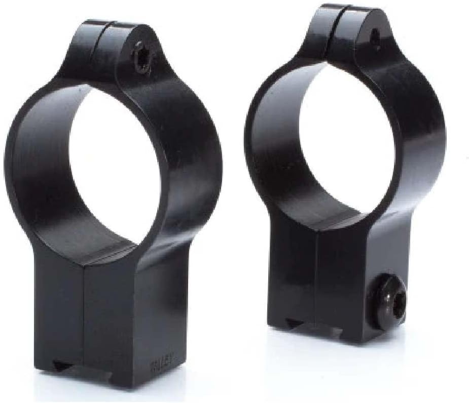 Talley Fixed Rimfire Dovetail Receiver Scope Rings 1" Low Height Black ...